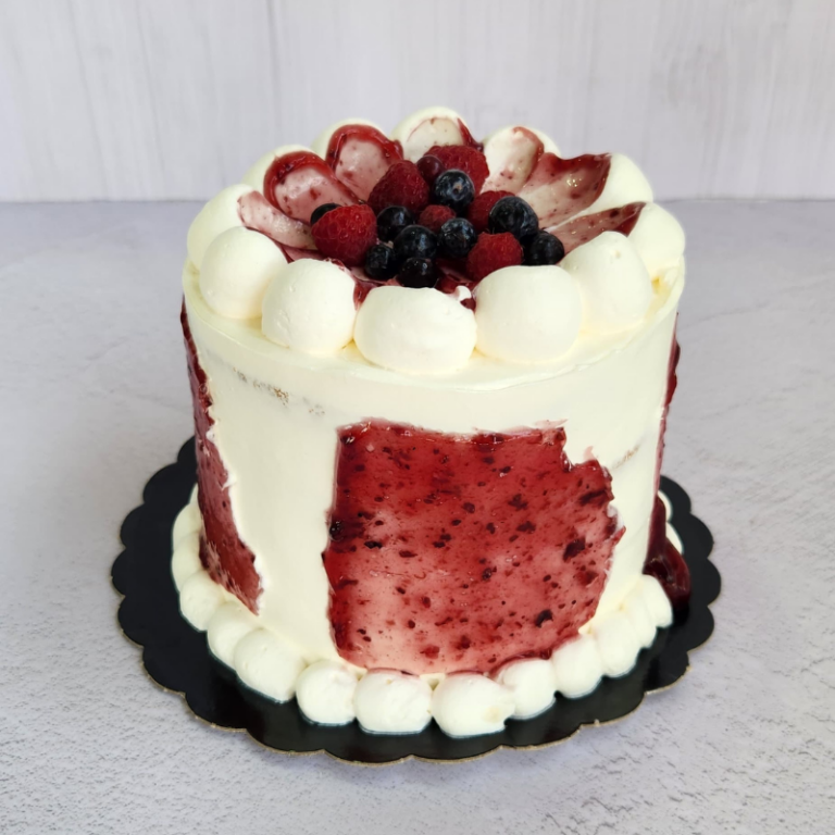 Mini Torta Crema Berries - Pastelería Dgusta